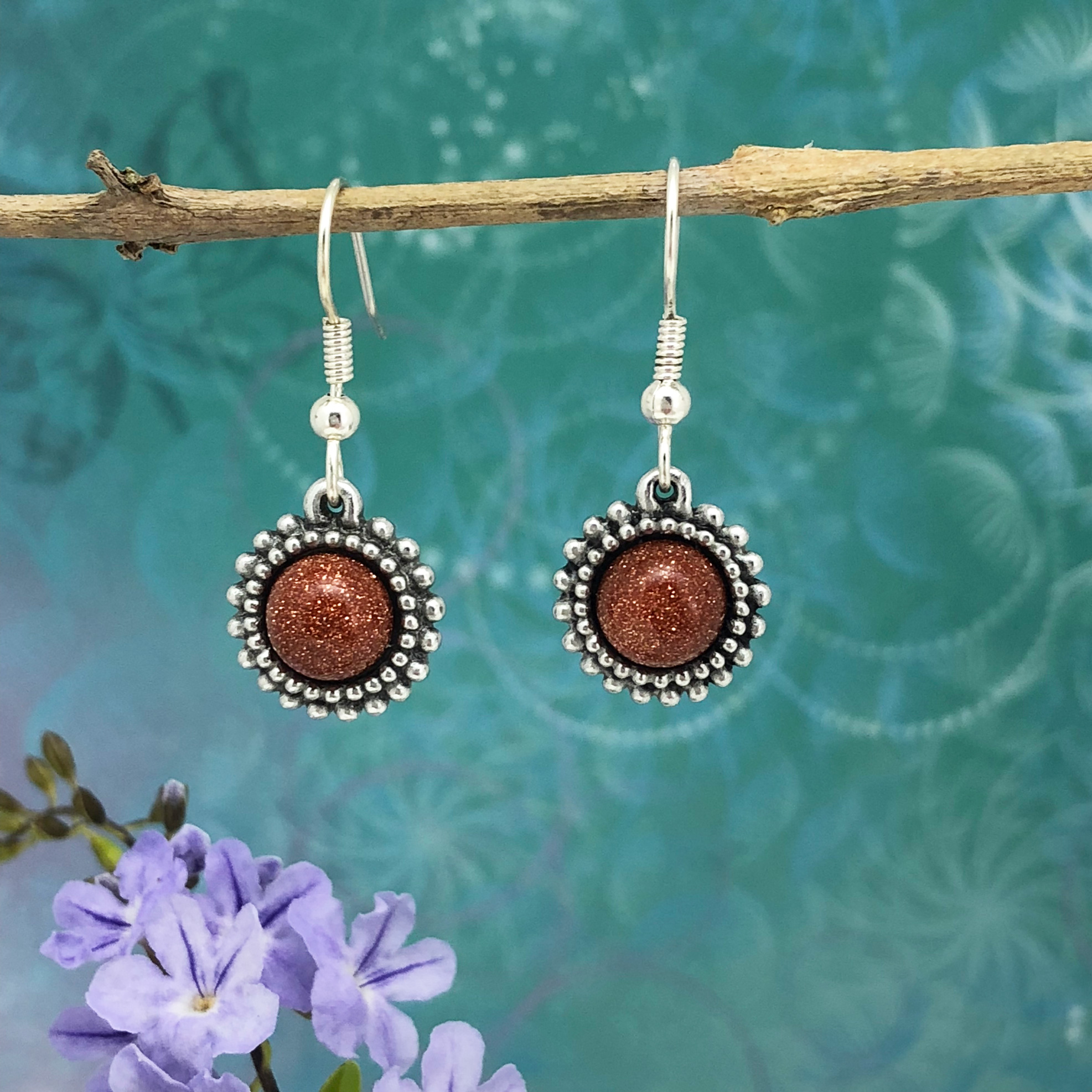 Goldstone earrings store
