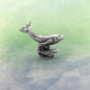 Whales Pewter Miniature Figurine Premium Australian Made Gift by Oz Art ...