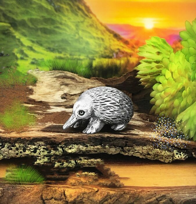 Echidna Australian Souvenir Micro Figurine Premium Australian Made Gift ...