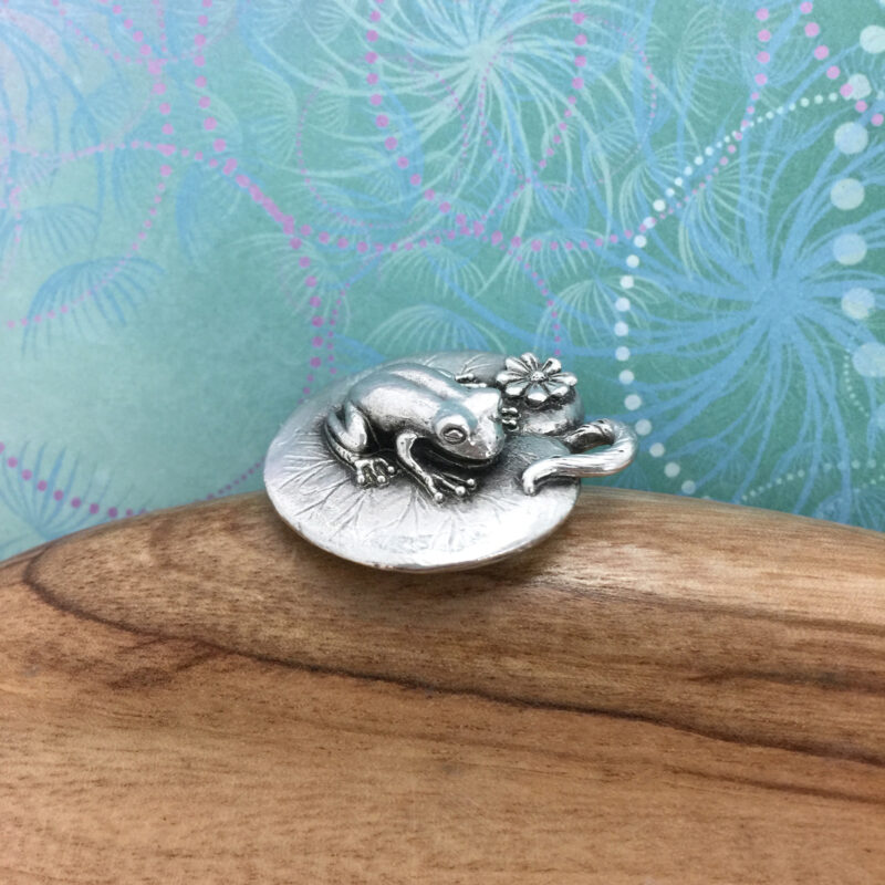 Frog Pewter Spoon Premium Australian Made Gift by Oz Art Studios