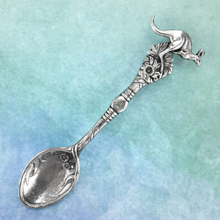 Kangaroo Australian Souvenir Pewter Spoon Premium Australian Made Gift ...