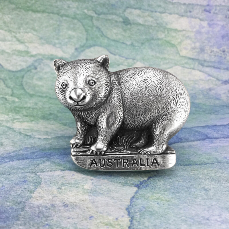 Wombat Australian Souvenir Micro Figurine Premium Australian Made Gift ...