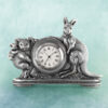 Kangaroo Koala Australian Souvenir Pewter Clock Premium Australian Made ...